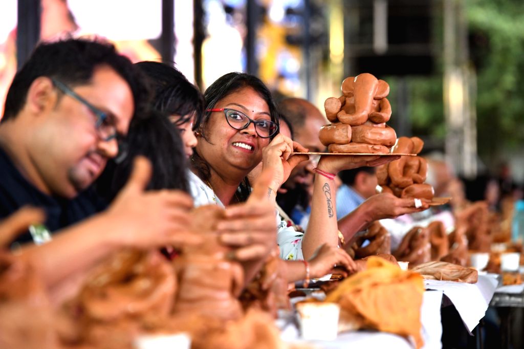 Lord Ganesha clay idols