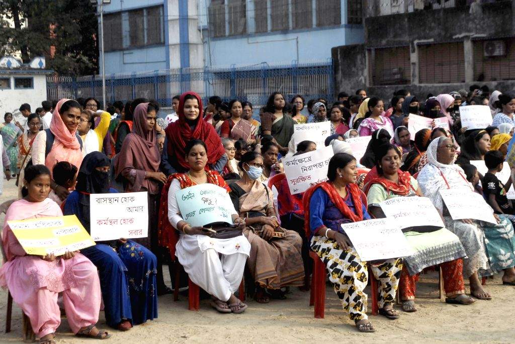 People participate in a mass awareness campaign on the prevention of ...