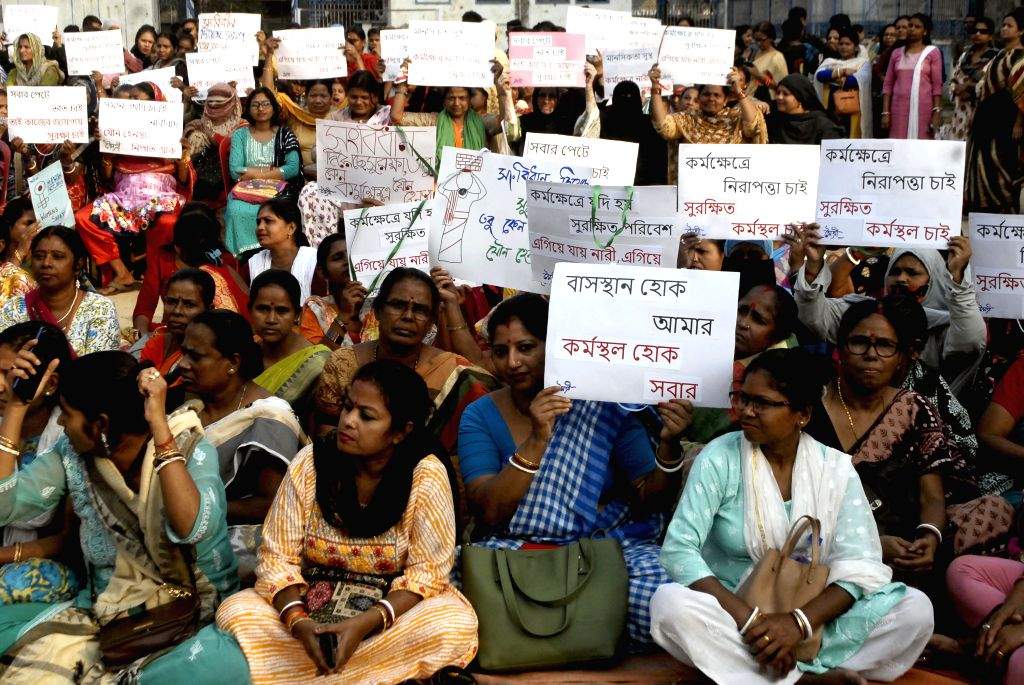 People participate in a mass awareness campaign on the prevention of ...