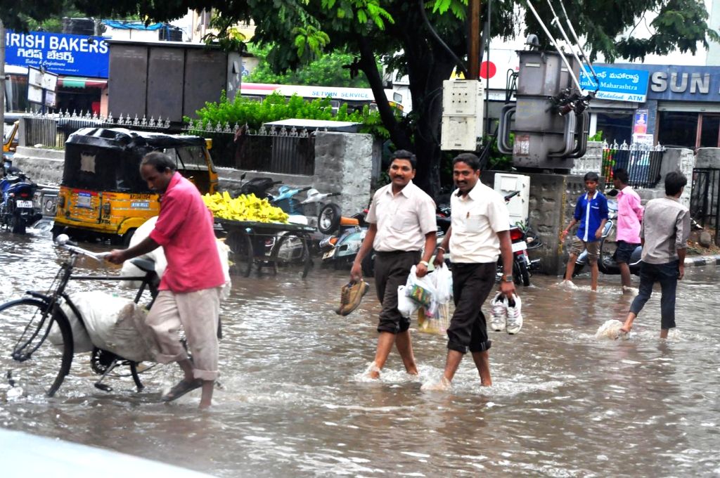 Flooded streets