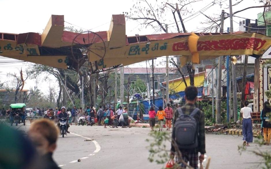 5 killed after cyclone Mocha hits Myanmar