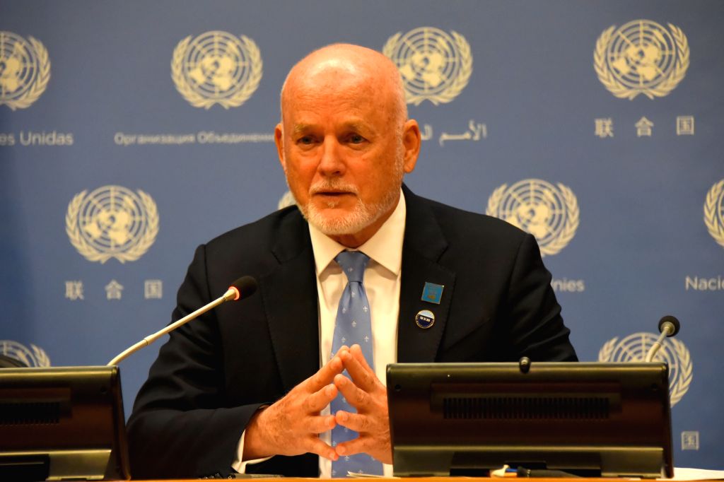 UN-OCEAN ENVOY-OCEAN CONFERENCE-PRESS CONFERENCE