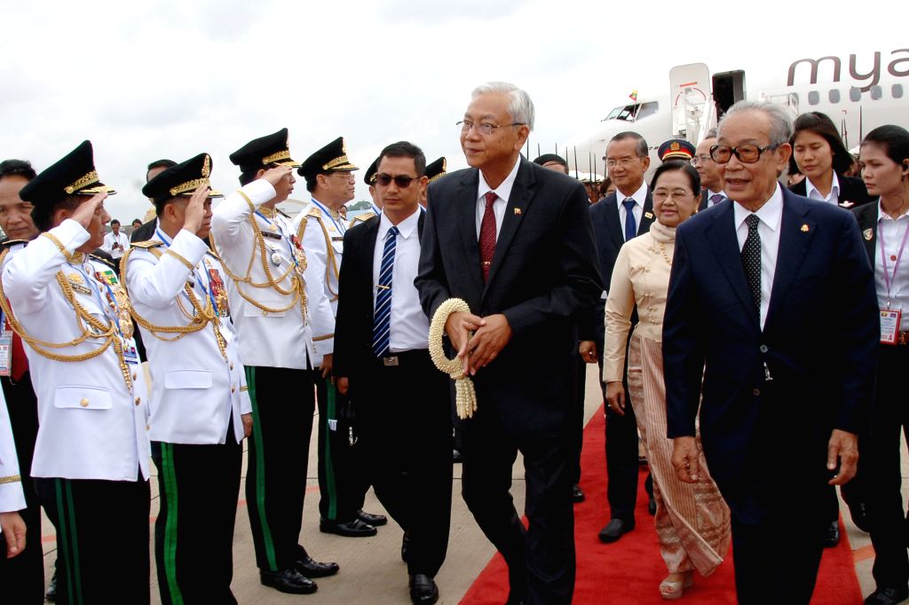CAMBODIA-PHNOM PENH-MYANMAR-PRESIDENT-VISIT