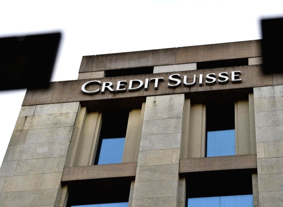 Geneva : A building of Credit Suisse in Geneva