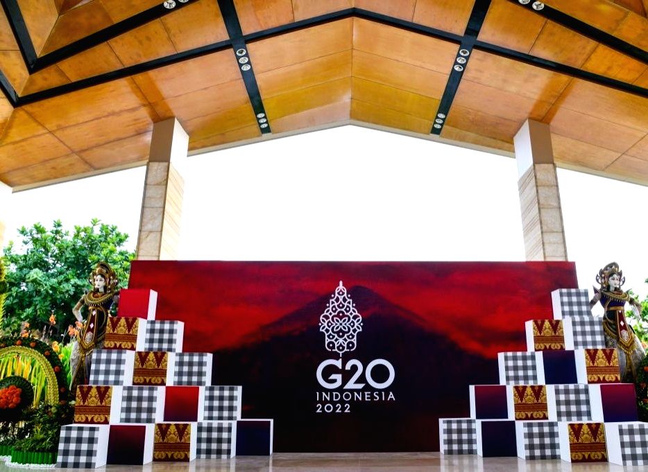Indonesia :The logo for the upcoming 17th Group of 20 (G20) Summit ...