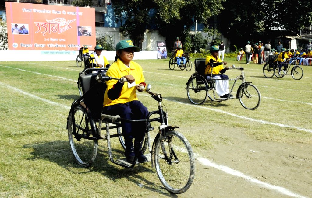 Physically-handicapped people take out a rally ahead of International ...