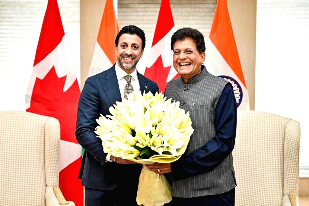 Piyush Goyal Meets Canadian Trade Minister Maninder Sidhu