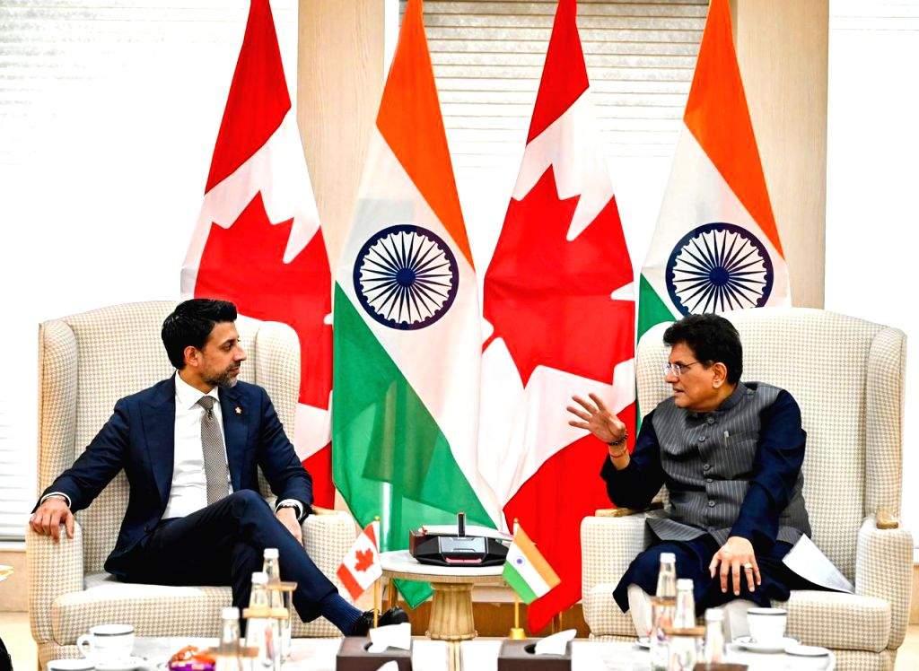 Piyush Goyal Meets Canadian Trade Minister Maninder Sidhu