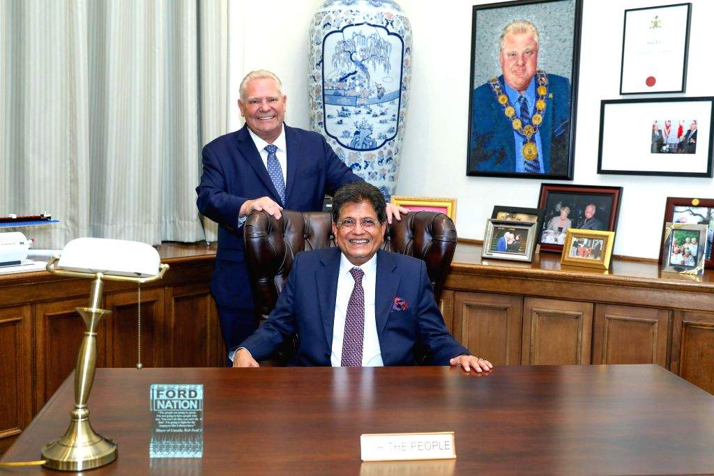 Piyush Goyal Meets Ontario Premier Doug Ford