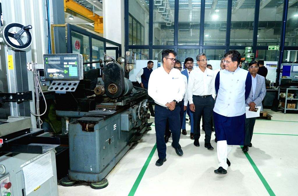 Piyush Goyal Visits Aerospace SEZ in Devanahalli