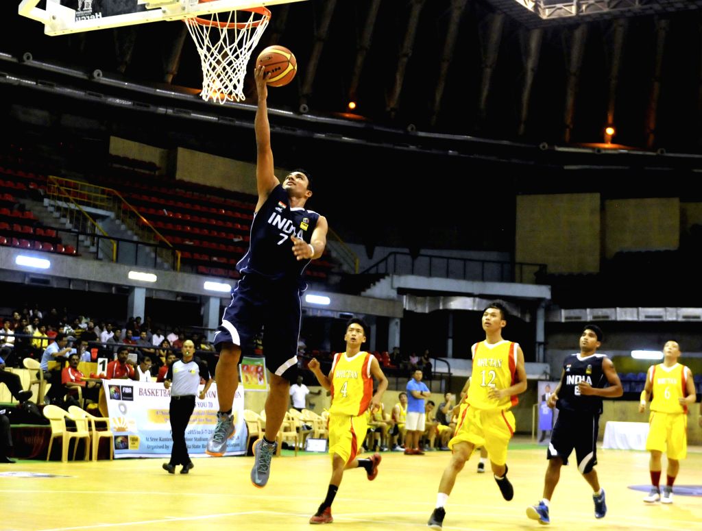 4th South Asian Basketball Championship - India vs Bhutan