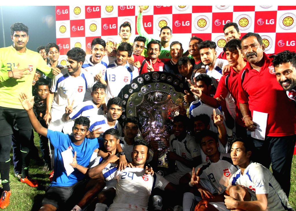 Tata Football Academy's IFA Shield winner U-19 team