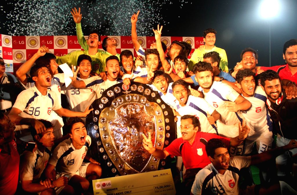 Tata Football Academy's IFA Shield winner U-19 team