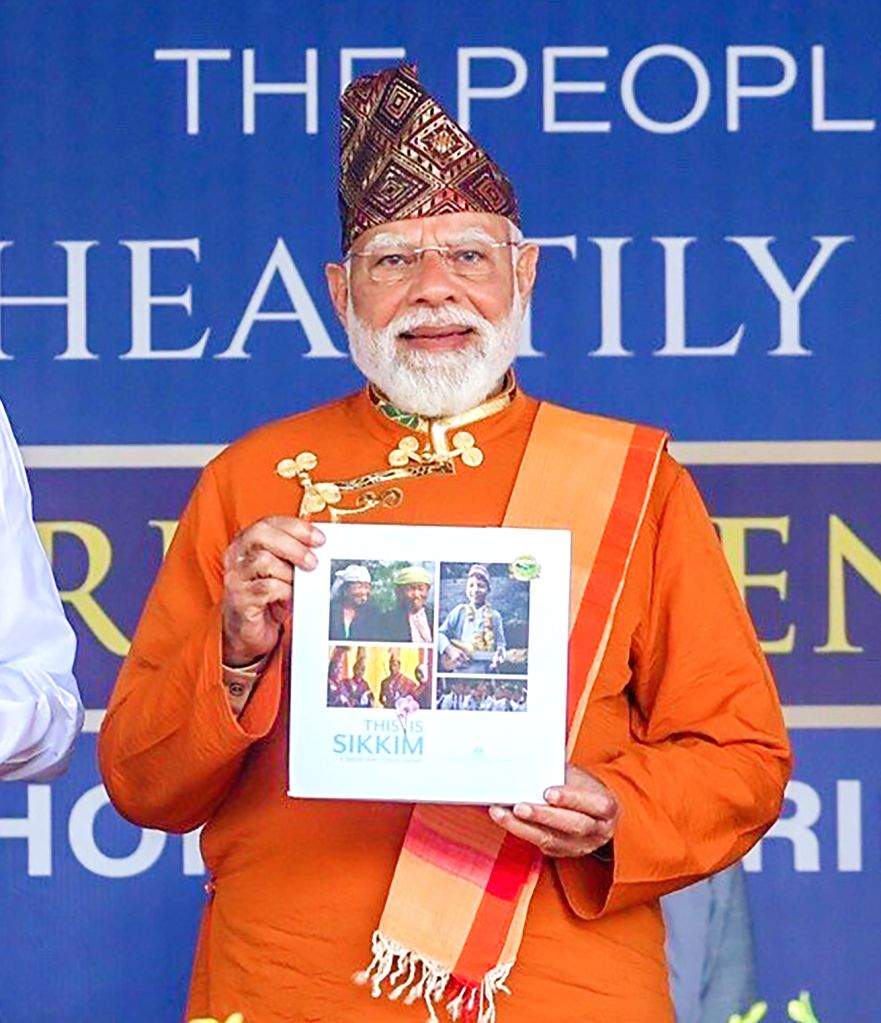 PM Modi Attends Sikkim Statehood Golden Jubilee Closing Ceremony