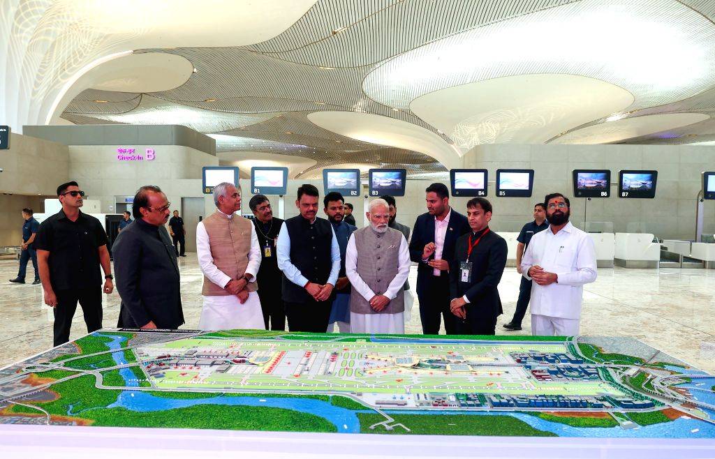 PM Modi inaugurates the Phase 1 of the Navi Mumbai International Airport