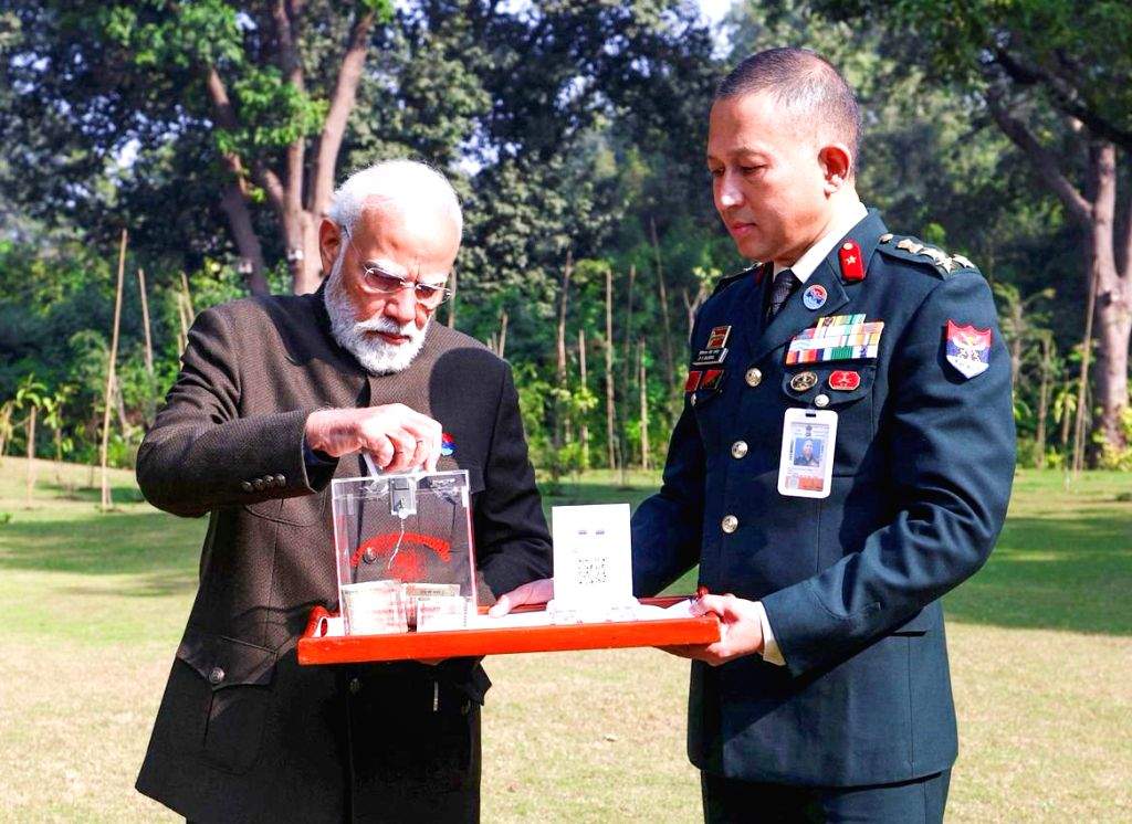 PM Modi Marks Armed Forces Flag Day
