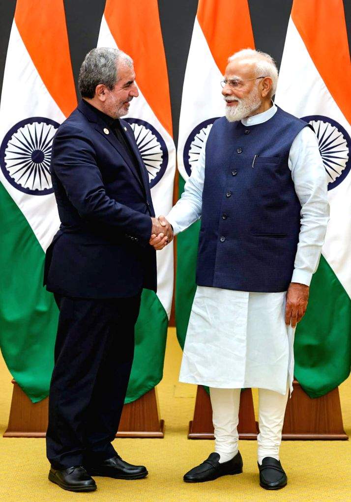 PM Modi meets Iranian security official Ghadir Nezamipour