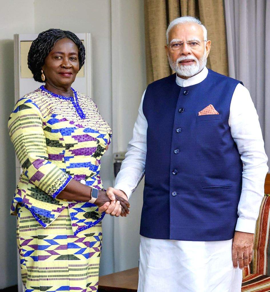 PM Modi meets Jane Naana Opoku-Agyemang