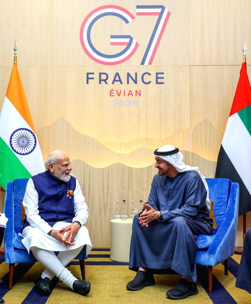 PM Modi meets UAE President Sheikh Mohamed bin Zayed
