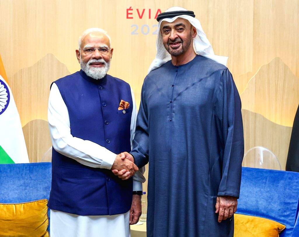 PM Modi meets UAE President Sheikh Mohamed bin Zayed