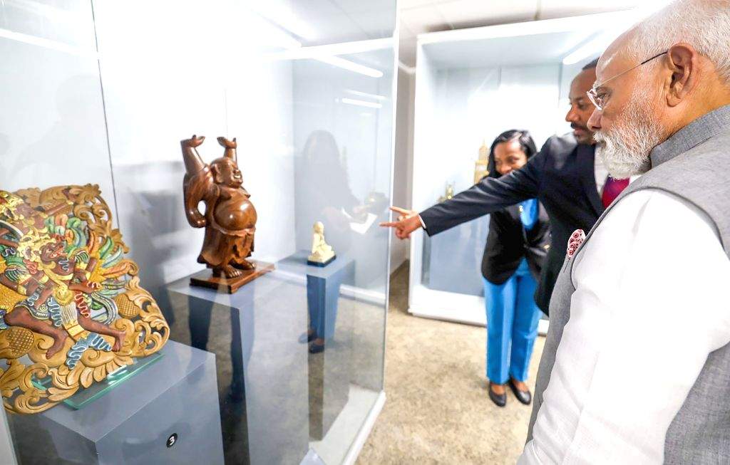 PM Modi visits National Palace Museum in Addis Ababa