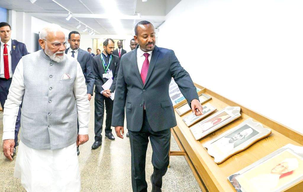 PM Modi visits National Palace Museum in Addis Ababa
