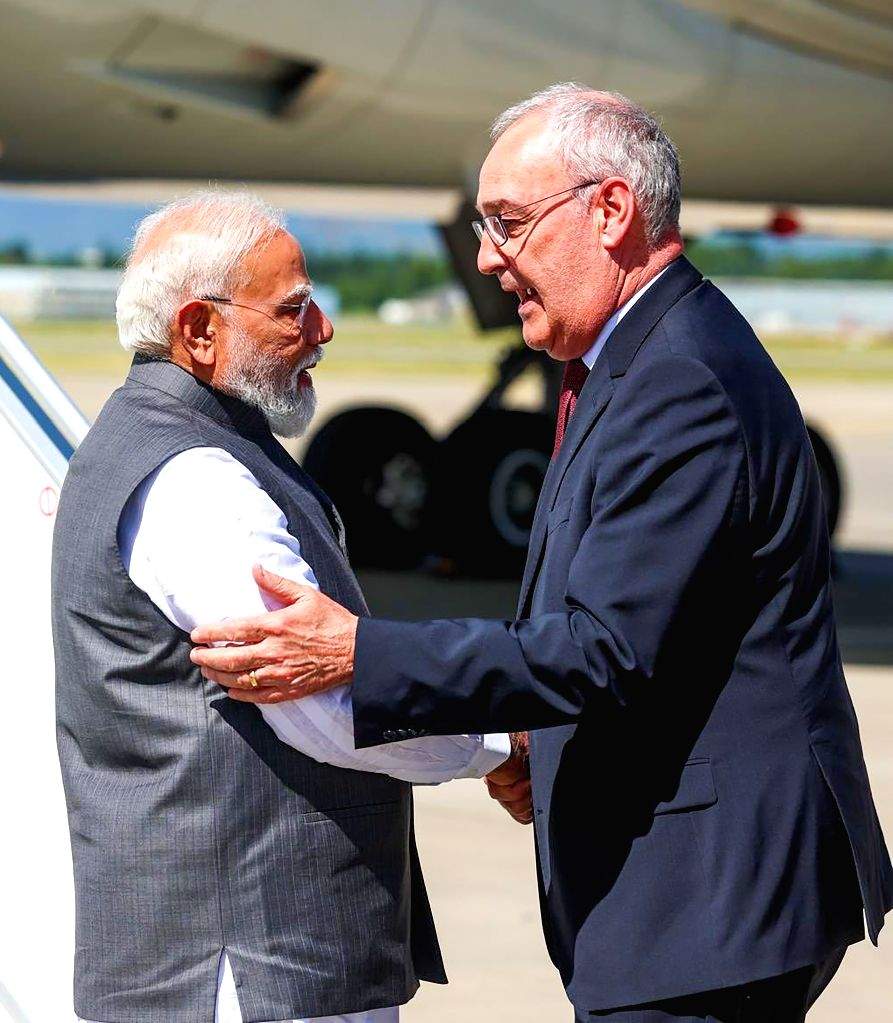 PM Narendra Modi Arrives In Switzerland En Route To G7 Summit