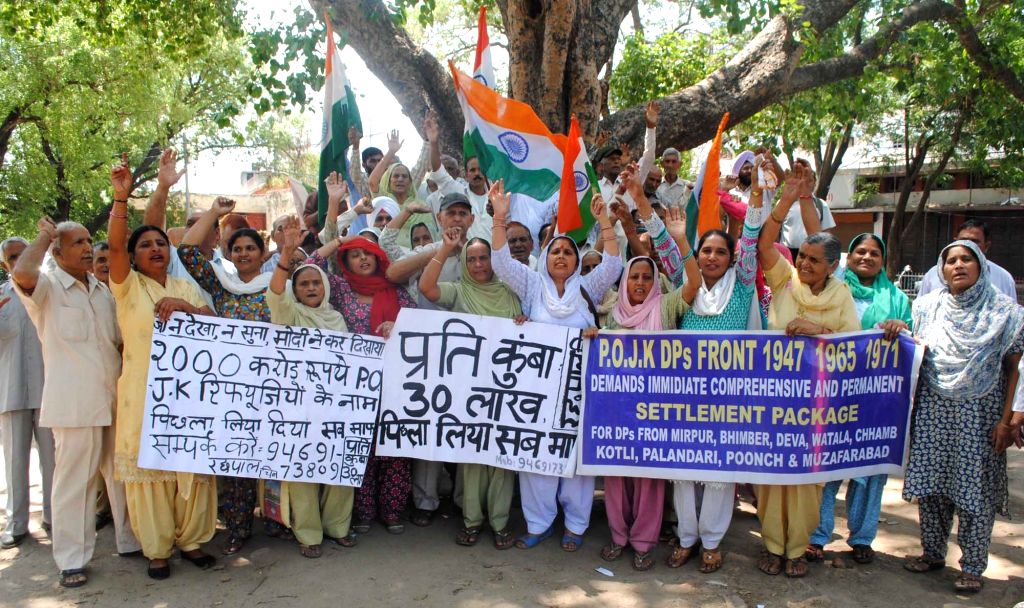 POK refugees demonstration