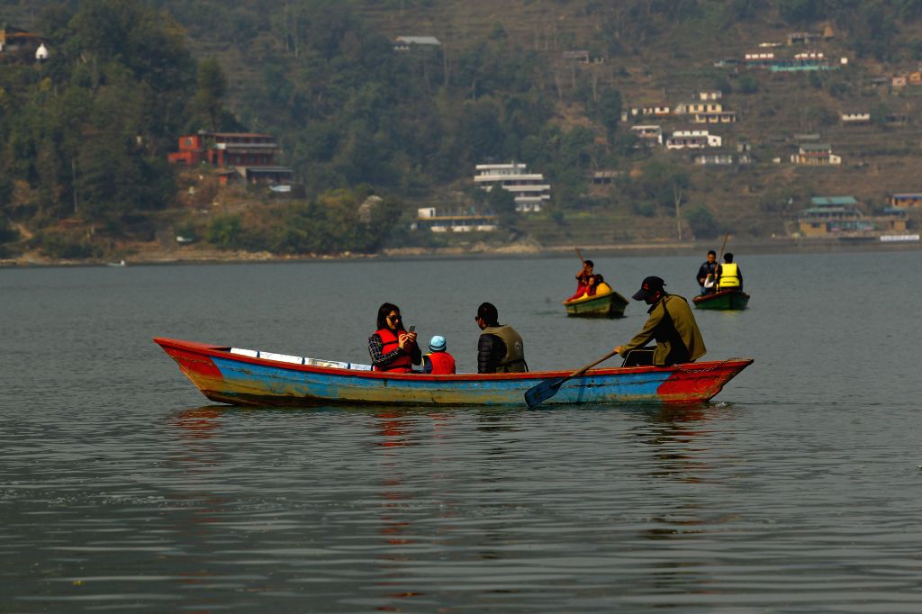 NEPAL-POKHARA-FEWA LAKE-TOURISM-PLUMMETING