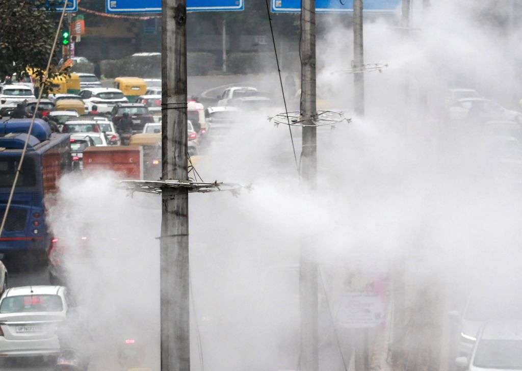 Pole-Mounted Mist System at ITO