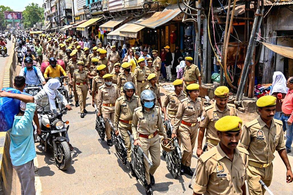 Police Conduct Flag March Ahead of Bakrid