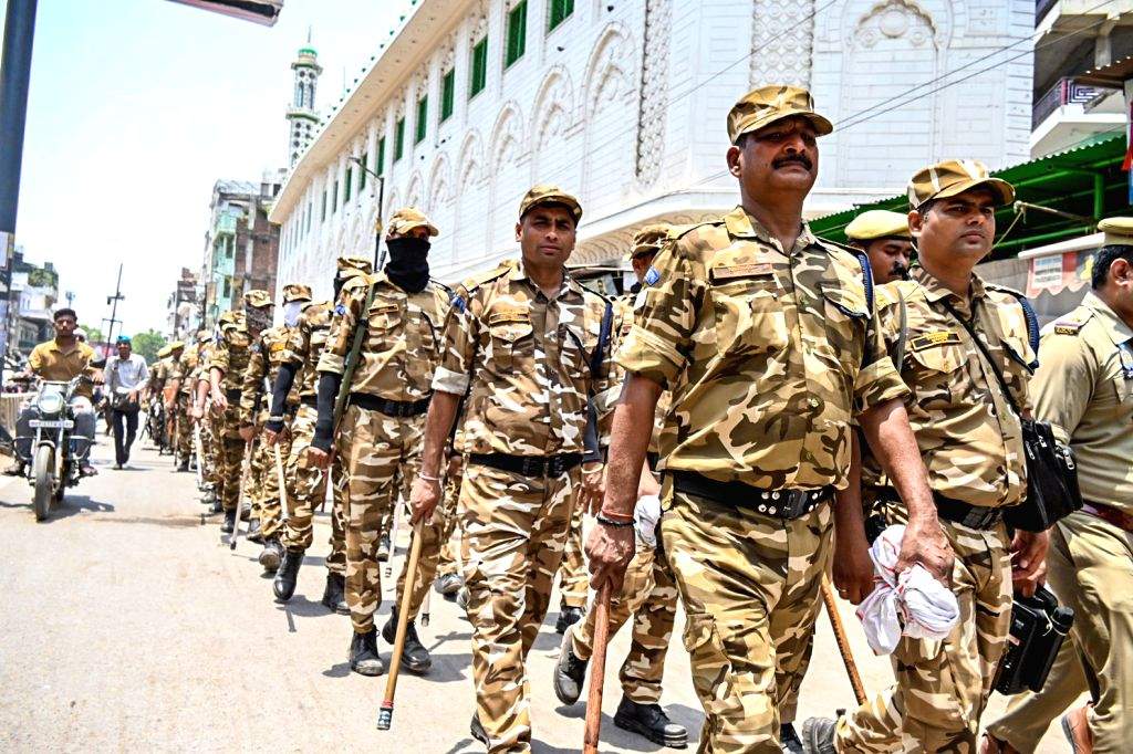 Police Conduct Flag March Ahead of Bakrid