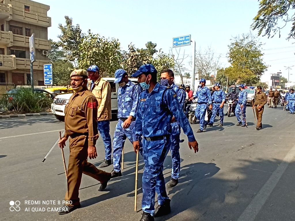 Police on high alert in view of farmers' KMP expressway blockade