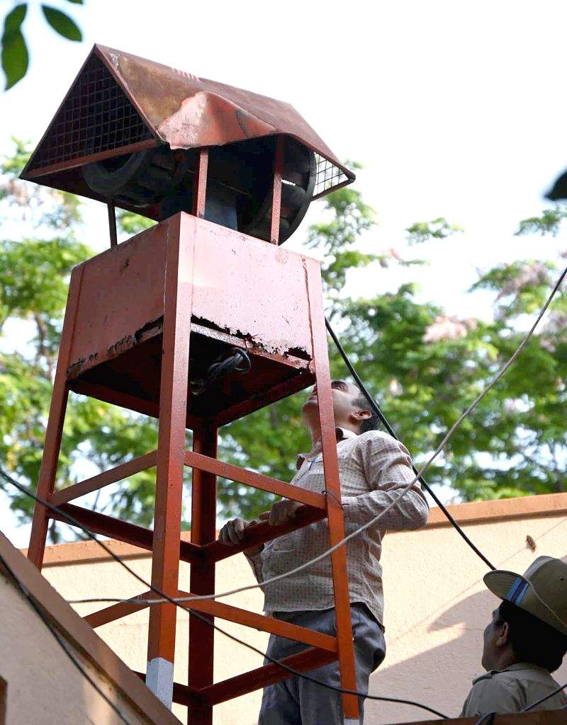 Police test siren system ahead of mock drills