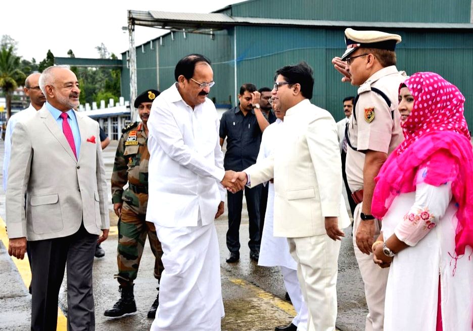 Port Blair (Andaman and Nicobar Islands) : Venkaiah Naidu departts from ...