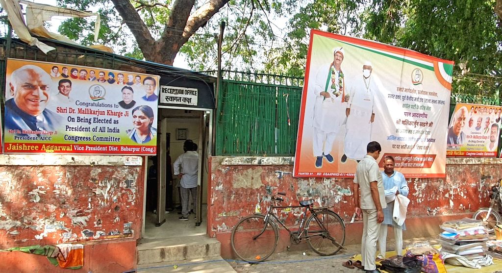New Delhi : Mallikarjun Kharge elected as President of INC