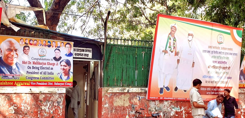 New Delhi : Mallikarjun Kharge elected as President of INC