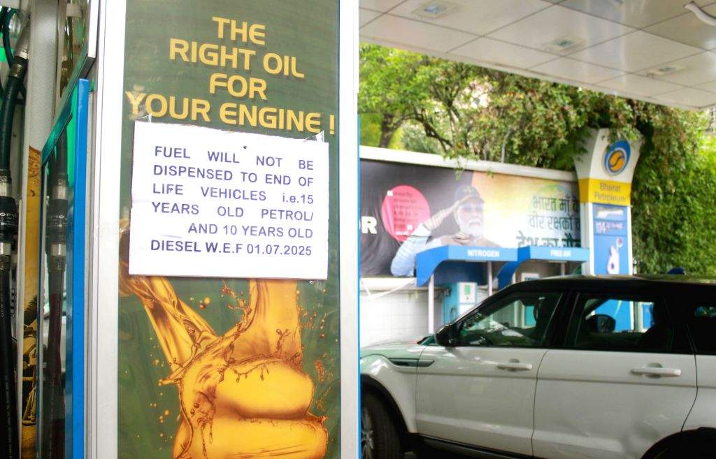Posters Put Up at Petrol Pumps Amid Fuel Ban on Old Vehicles