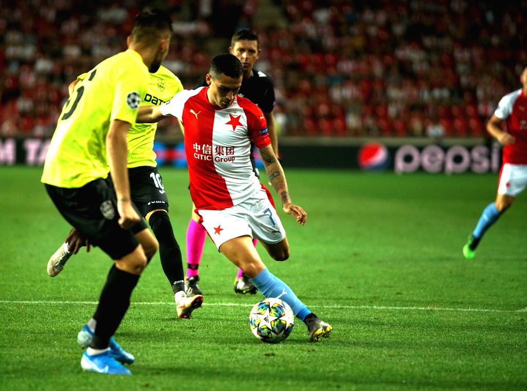 CZECH REPUBLIC-PRAGUE-SOCCER-UEFA CHAMPIONS LEAGUE-SLAVIA VS CLUJ