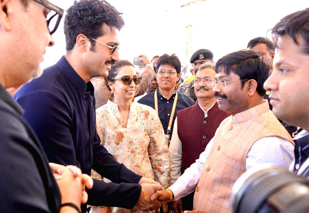 Actor Vicky Kaushal visits Maha Kumbh Mela