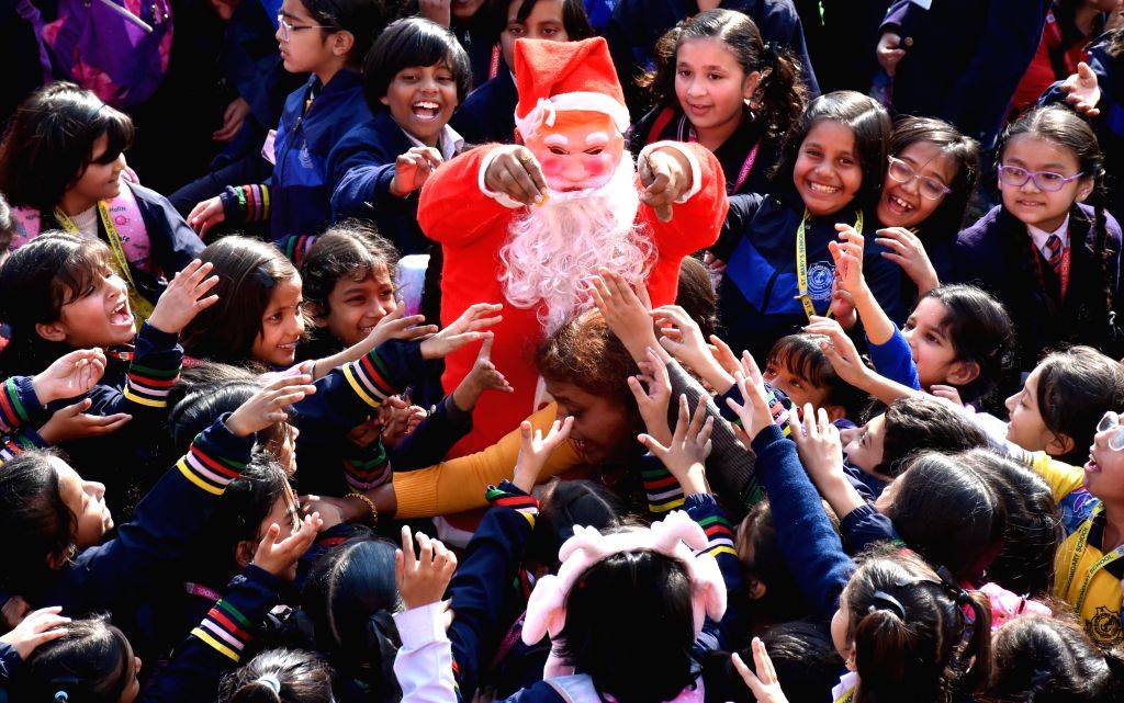 Pre-Christmas celebrations at a School