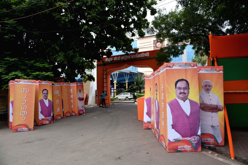 Preparations underway ahead of the BJP's National Executive meeting
