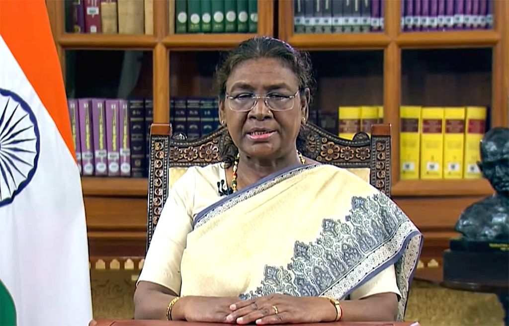 President Droupadi Murmu addresses the nation on the eve of the 78th ...