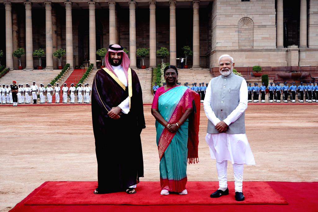 President Droupadi Murmu and Prime Minister Narendra Modi welcome Saudi ...