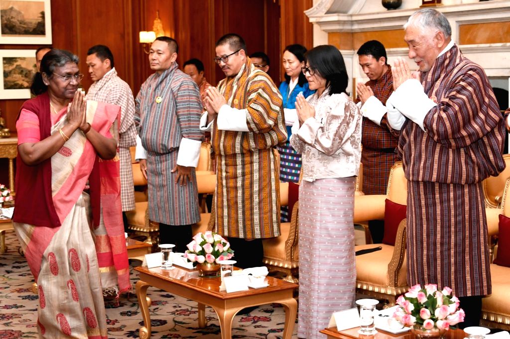 President Droupadi Murmu meets a parliamentary delegation from Bhutan