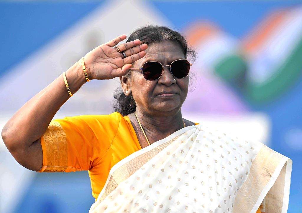 President Droupadi Murmu Visits Air Force Station Ambala