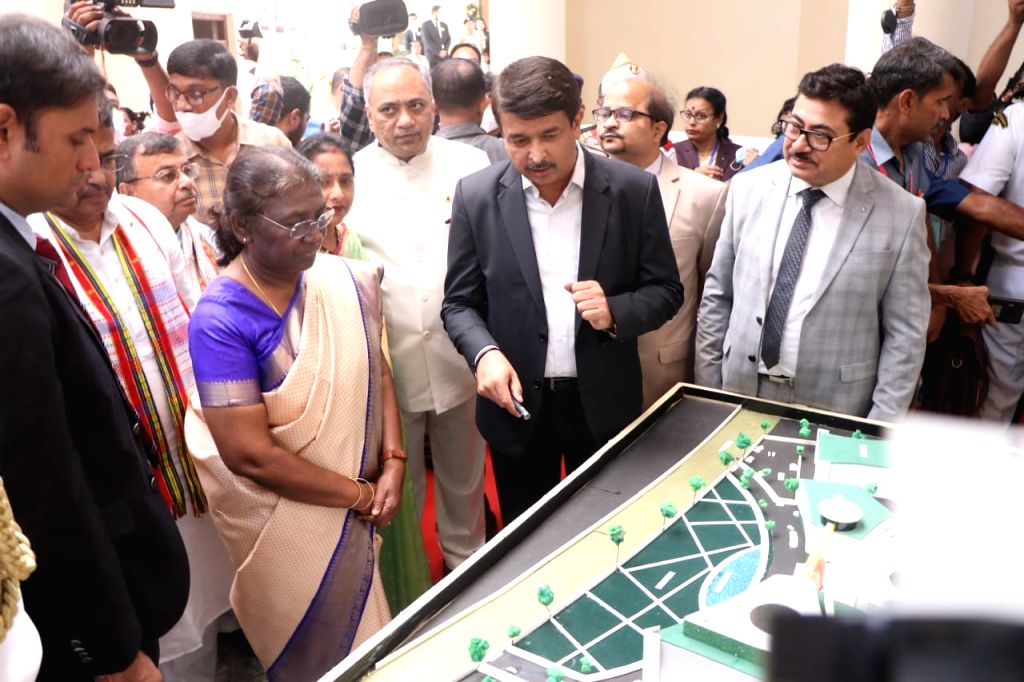 Free Photo :President inaugurate Judicial Academy, lay foundation for ...