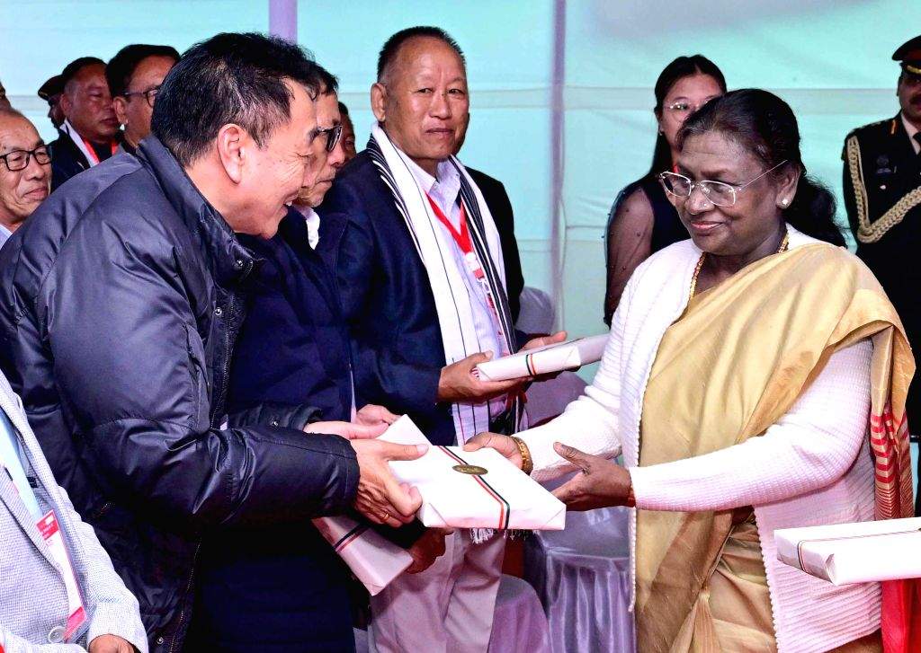 President Interacts with Maram Tribe in Manipur