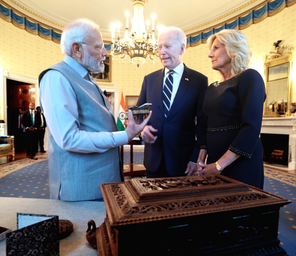 President Joe Biden and first lady Jill Biden with India's Prime ...