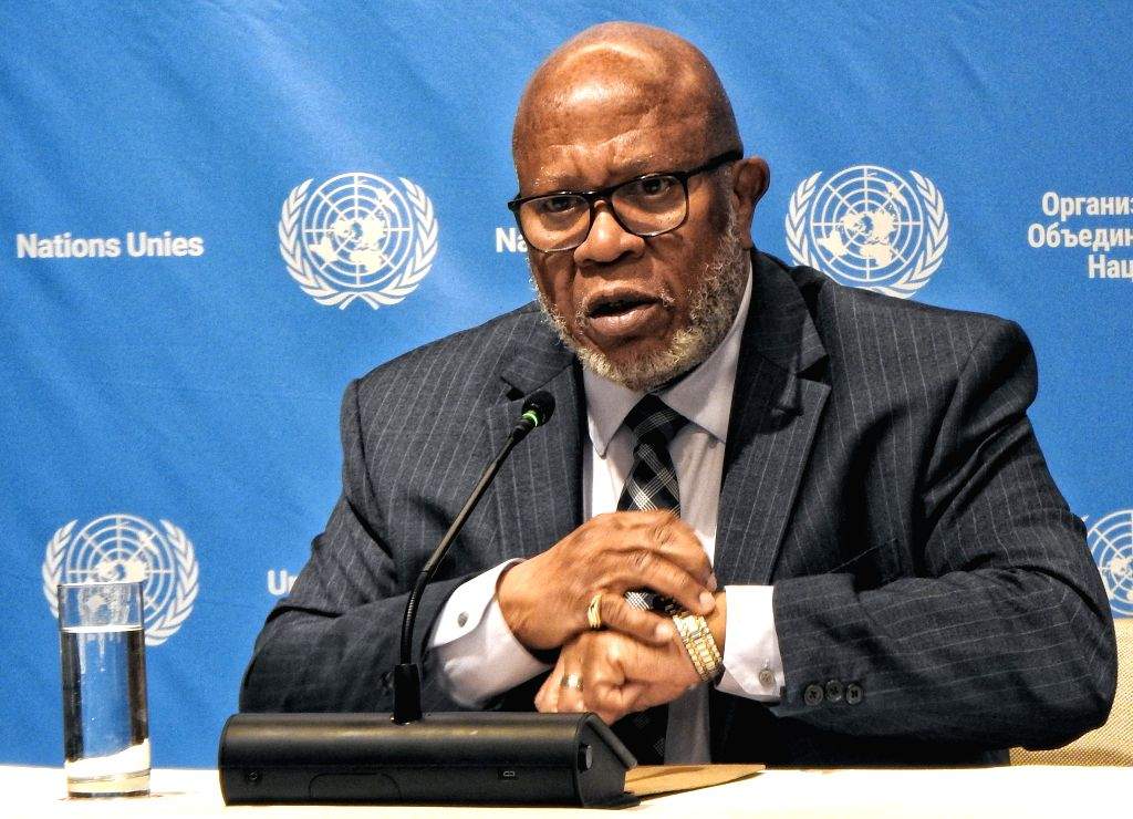President of the United Nations General Assembly Dennis Francis ...